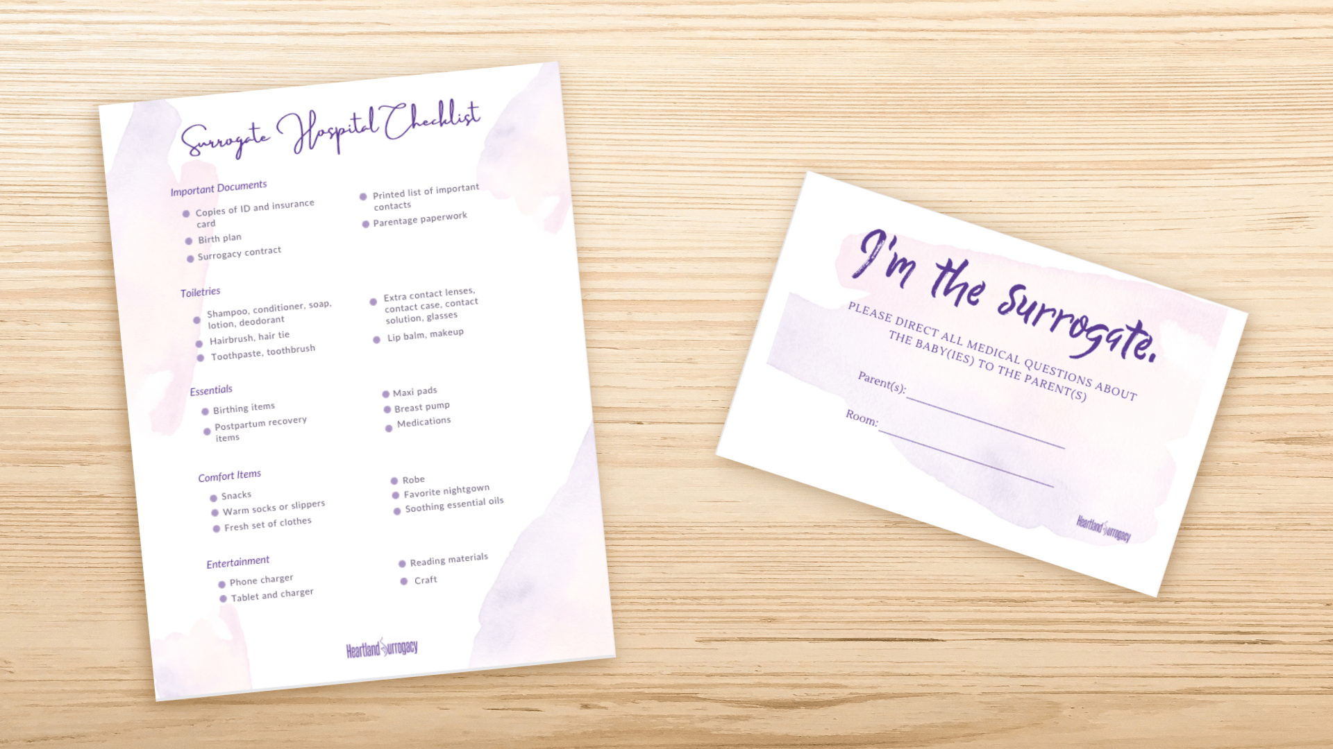 The Surrogate Hospital Bag | What to Pack for Your Hospital Stay ...